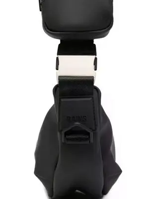Rains Curved Zip-fastening Shoulder Bag