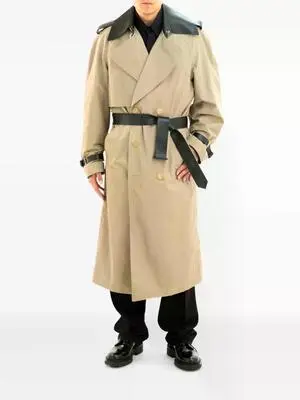 Givenchy Leather-trimmed Trench Coat