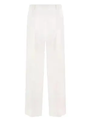 Chloé Tailored Straight Leg Trousers - Neutrals