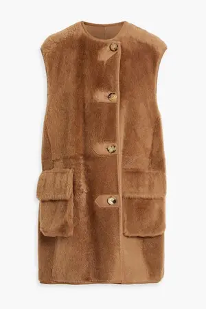 Max Mara Effige Reversible Shearling Vest