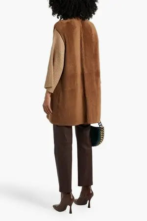 Max Mara Effige Reversible Shearling Vest