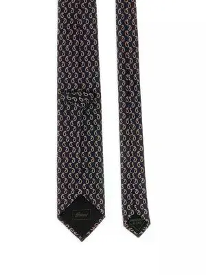 Brioni Paisley Jacquard Neck Tie