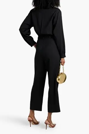 Max Mara Ragusa Wool-twill Jumpsuit