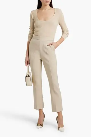 Max Mara Nepeta Wool-blend Slim-leg Trousers
