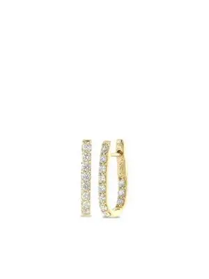 ALINKA 18k Diamond-pavé Hoop Earring - Gold