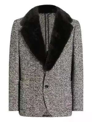 Dolce & Gabbana Fur-trimmed Blazer