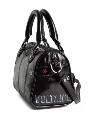 Zadig&Voltaire Star-print Leather Clutch