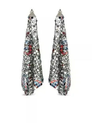 Rabanne Patterned Drop Earrings