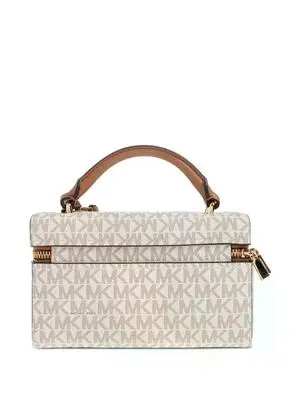 Michael Kors Jana Monogram-logo Crossbody Bag - Neutrals