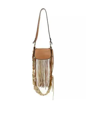 Roberto Cavalli Studded Fringe Shoulder Bag