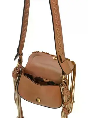 Roberto Cavalli Studded Fringe Shoulder Bag