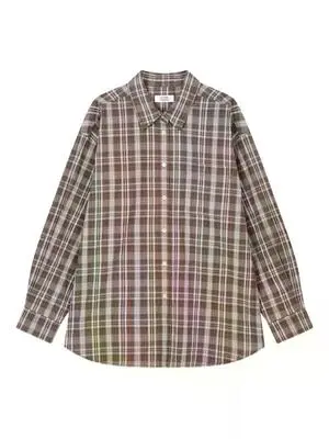 STUDIO TOMBOY Single-pocket Checked Shirt
