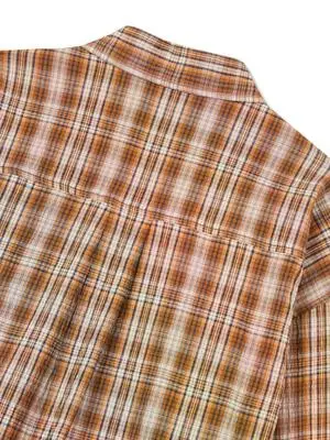 STUDIO TOMBOY Checked Button-up Shirt - Orange