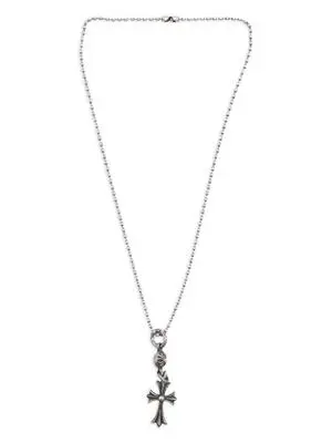 Chrome Hearts Cross Ball-chain Necklace - Silver