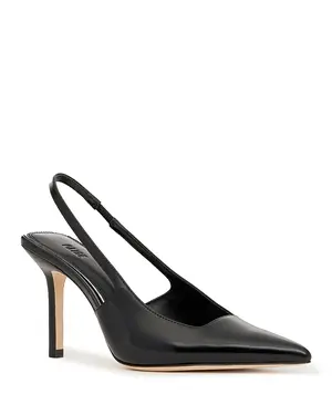 Paige Sienna Leather Slingback Pumps