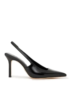 Paige Sienna Leather Slingback Pumps