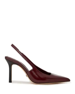 Paige Leather Slingback Pumps