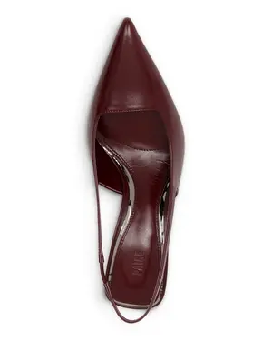 Paige Leather Slingback Pumps