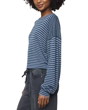 Splendid Georgie Striped Pullover Sweater - Ice Navy/blue Multi