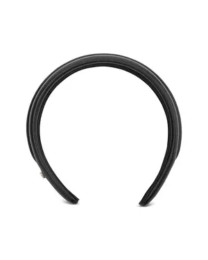 Maje Leather Headband - Black