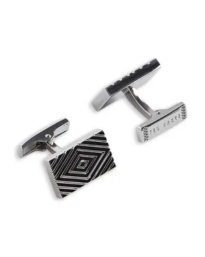 Ted Baker London Diamont Diamond Engraving Cufflinks