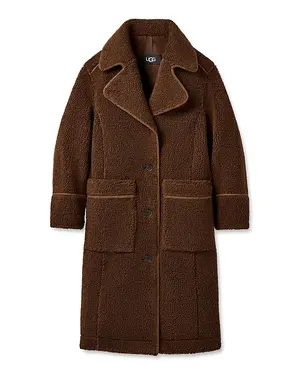 UGG Sema Fluff Coat - Deep Nutmeg