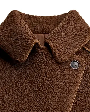 UGG Sema Fluff Coat - Deep Nutmeg