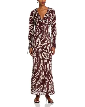 WAYF Dakota Print Maxi Dress