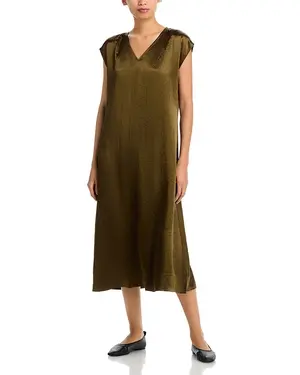 Eileen Fisher V Neck Day Dresses