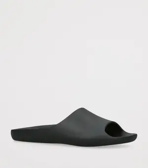THE ROW Ama Rubber Slides - Black