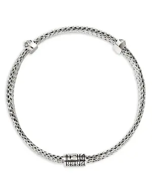 John Hardy Sterling Icon Link Bracelet With Diamonds - Silver