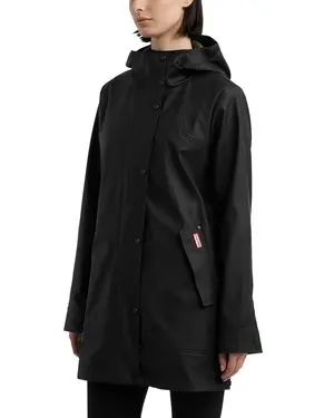 Hunter Rubberized Rain Jacket - Black