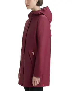 Hunter Rubberized Rain Jacket - Cranberry