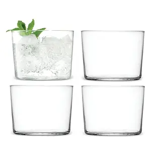 LSA Gio Tumbler, Set Of 4 - Clear