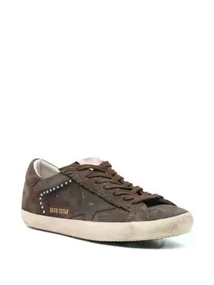 GOLDEN GOOSE Suede Studded Star Sneakers