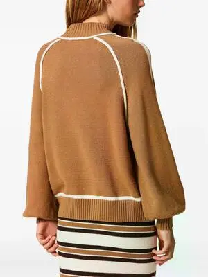 TWINSET Contrast-trim Sweater