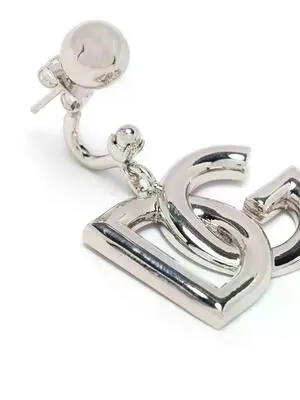 Dolce & Gabbana Interlocking Logo Drop Earrings