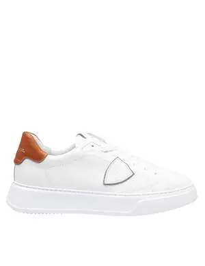 Philippe Model Leather Sneakers - White/cognac