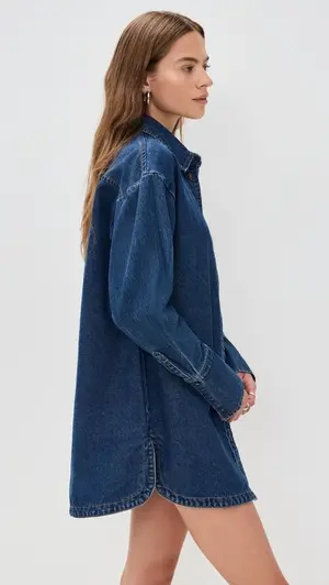 Lioness Denim Mini Shirt Dress