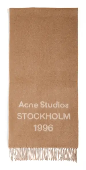 Acne Studios Venus 1996 New Scarf Camel/ecru