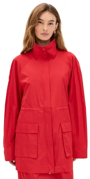 ST. AGNI Paper Taffeta Parka