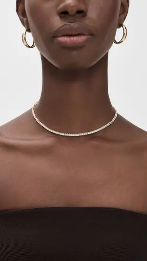 Shashi Medium Tennis Necklace - Gold