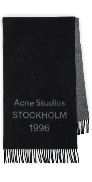 Acne Studios Venus 1996 New Scarf Black/white