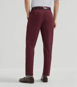 Brunello Cucinelli Stretch-cotton Tailored Trousers