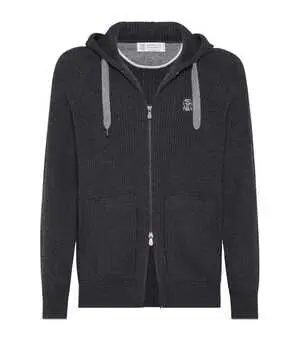 Brunello Cucinelli Cashmere Zip-up Hoodie