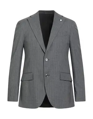 LUIGI BIANCHI MANTOVA Blazer Size Wool, Elastane