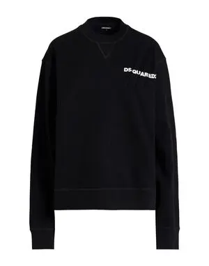 Dsquared2 Cotton-blend Sweatshirt With Logo - Black