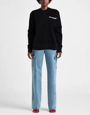 Dsquared2 Cotton-blend Sweatshirt With Logo - Black