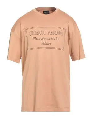 Giorgio Armani T-shirt Camel Size Cotton - Beige