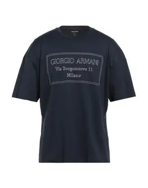 Giorgio Armani Embroidered T-shirts For Men